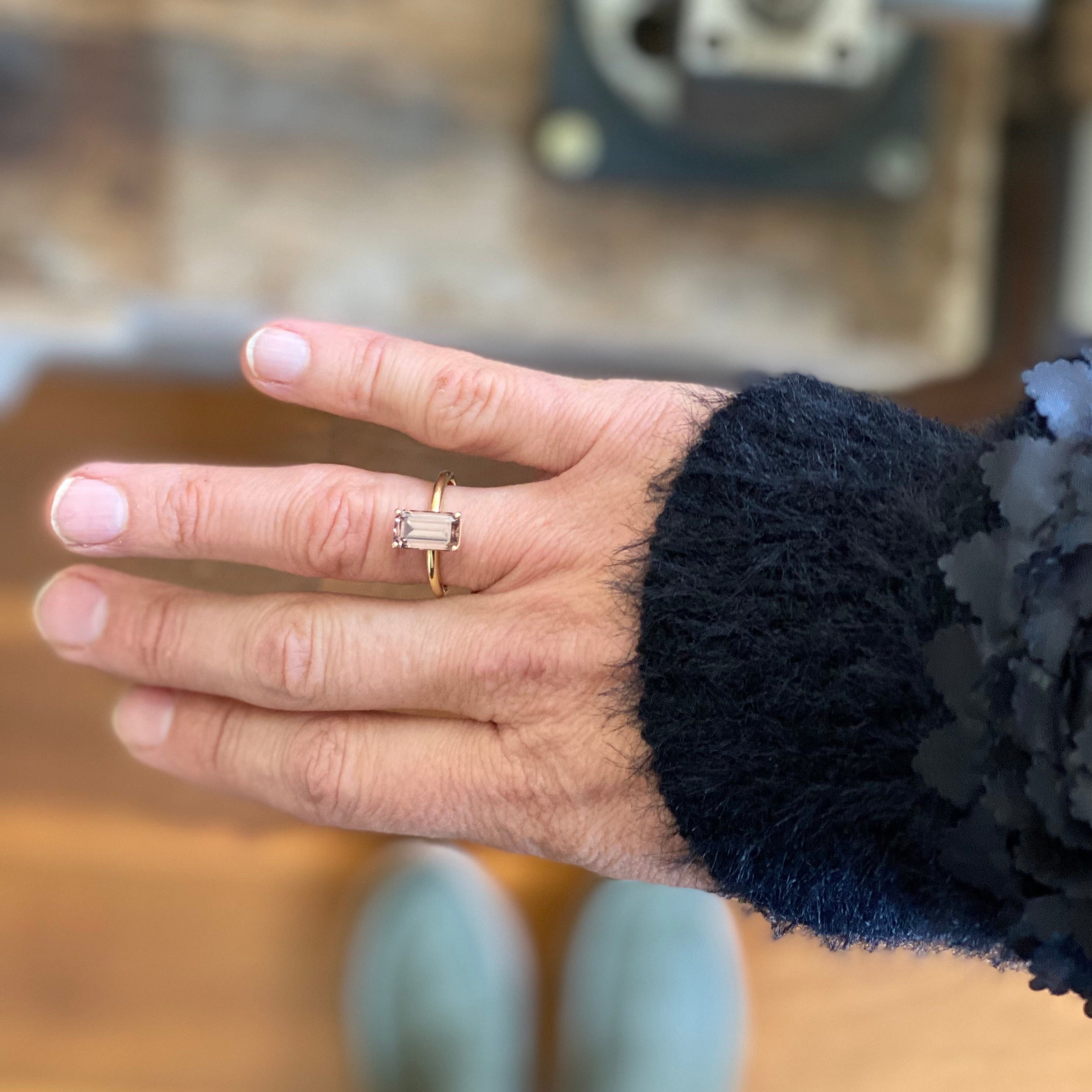 CINNAMON SPARKLES Australian Zircon ring – Ivy&I